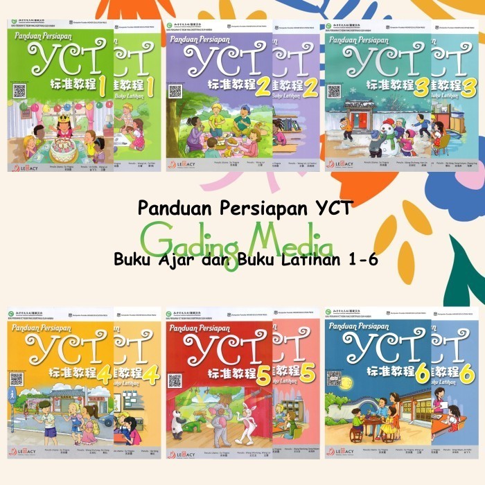 Jual PAKET PANDUAN PERSIAPAN YCT 1 - 6 (6 SET) QR CODE | Shopee Indonesia
