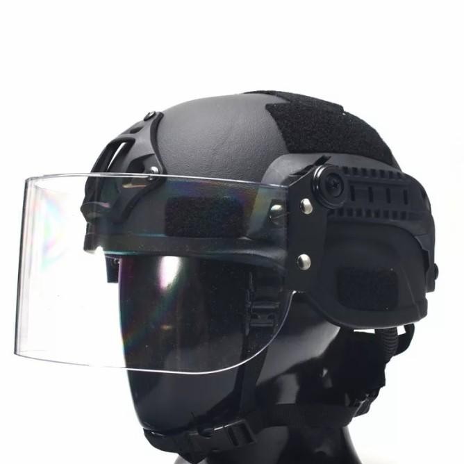 Jual Airsoft Helmet Ballistic Visor Cover Kaca Mich 2000 Fast Tactical ...