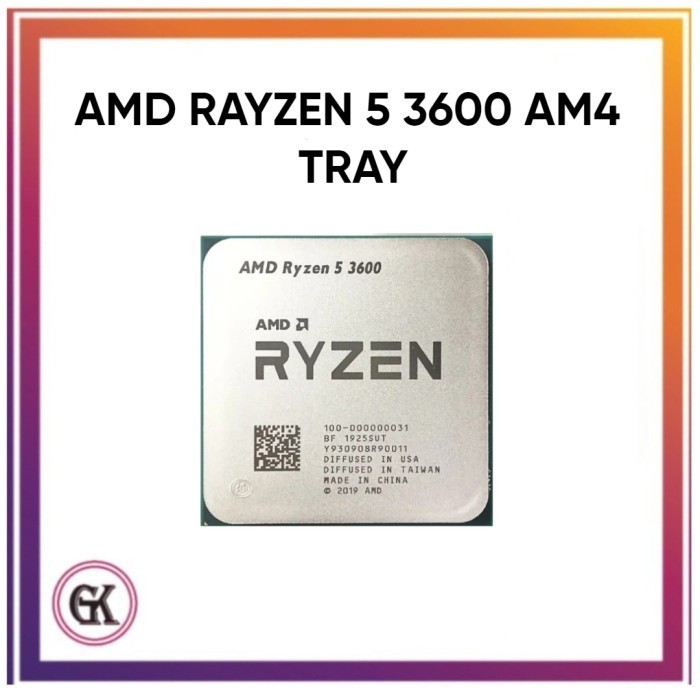 Jual PROCESSOR AMD RYZEN 5 3600 TRAY AM4 3.6GHz -18f | Shopee Indonesia