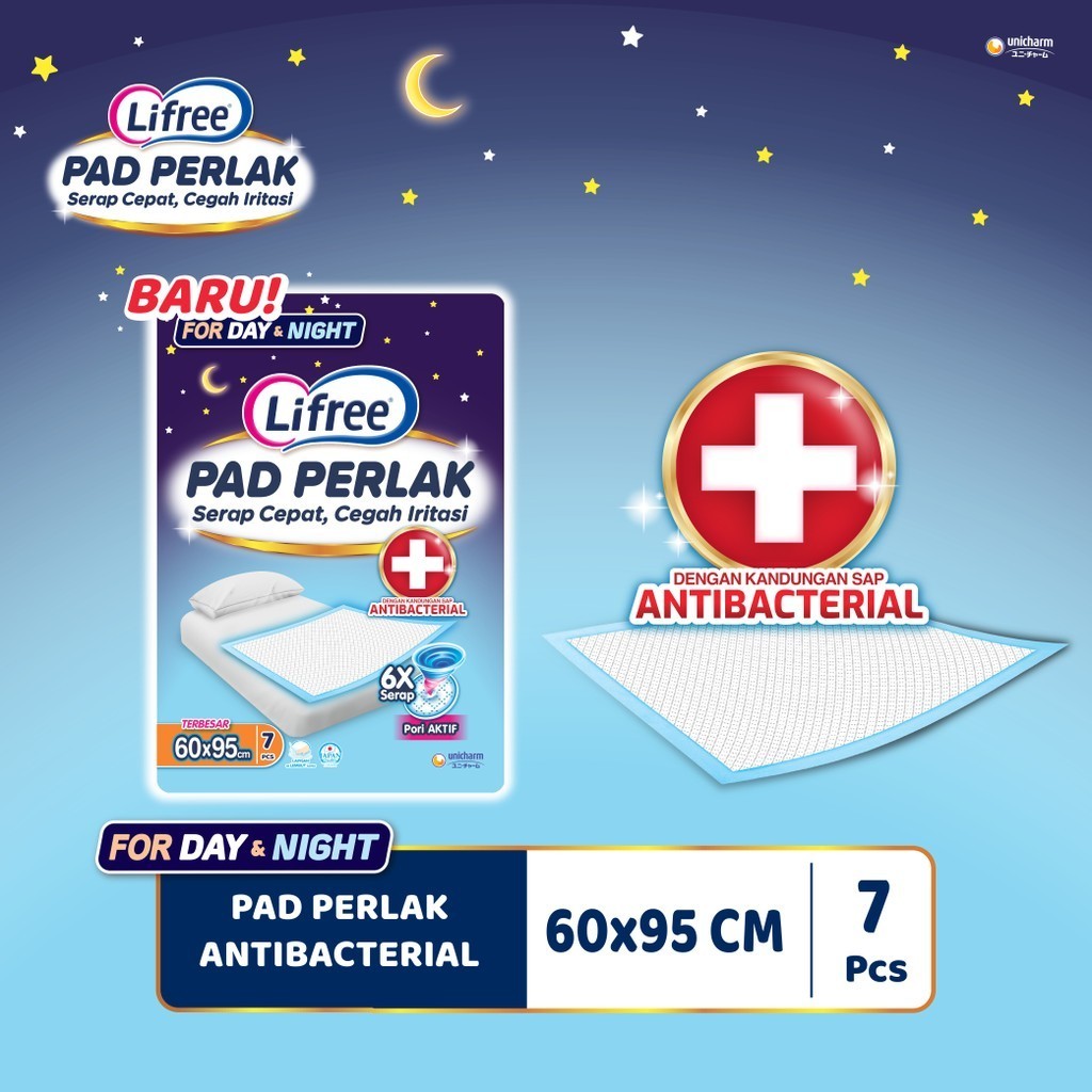 Jual Lifree Pad Perlak Antibacterial isi 7 Pcs | Shopee Indonesia