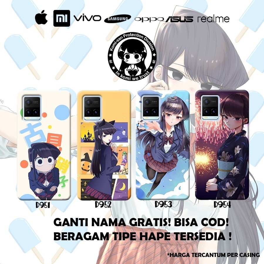 Jual Case Casing Anime Komi San ( BISA COD ) [ Semua Tipe HP ] Realme ...