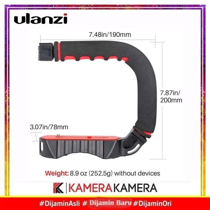 Jual Ulanzi U-Grip Pro Smartphone Camera Video Rig Stabilizer Grip ...