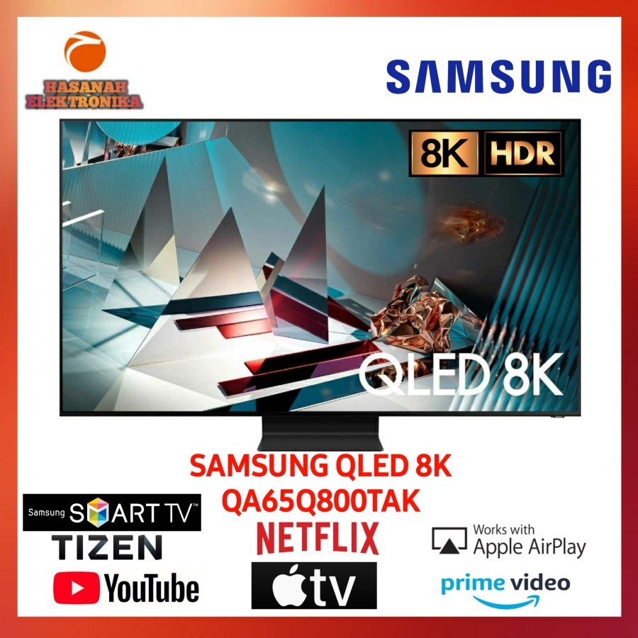 Jual SAMSUNG QLED 8K SMART TV TIZEN 65 INCH QA65Q800T | Shopee Indonesia