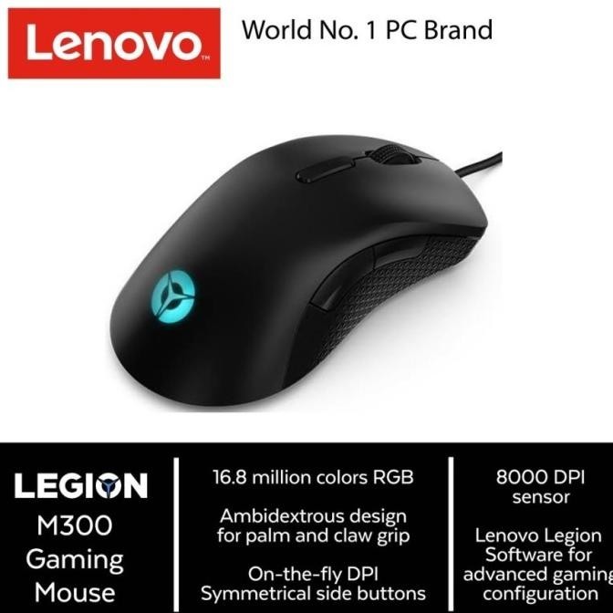 Jual Mouse Lenovo Legion Gaming Mouse M300 RGB original 100%resmi ...