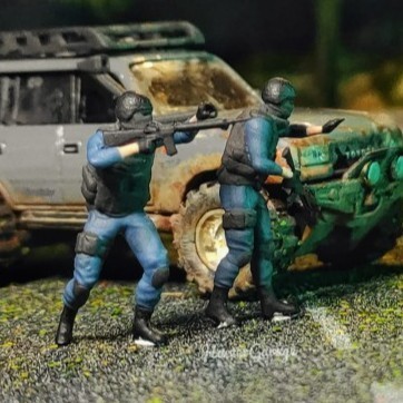 Jual Terbaru!! Miniatur Figure Swat Team Special Ops Diorama 1/64 ...