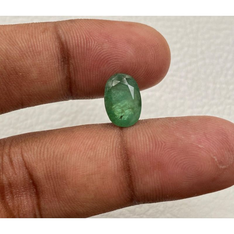 Jual Natural Emerald Beryl Jamrud Asli Batu Zamrud DIM 12x8x4.5 CT 2.80 ...