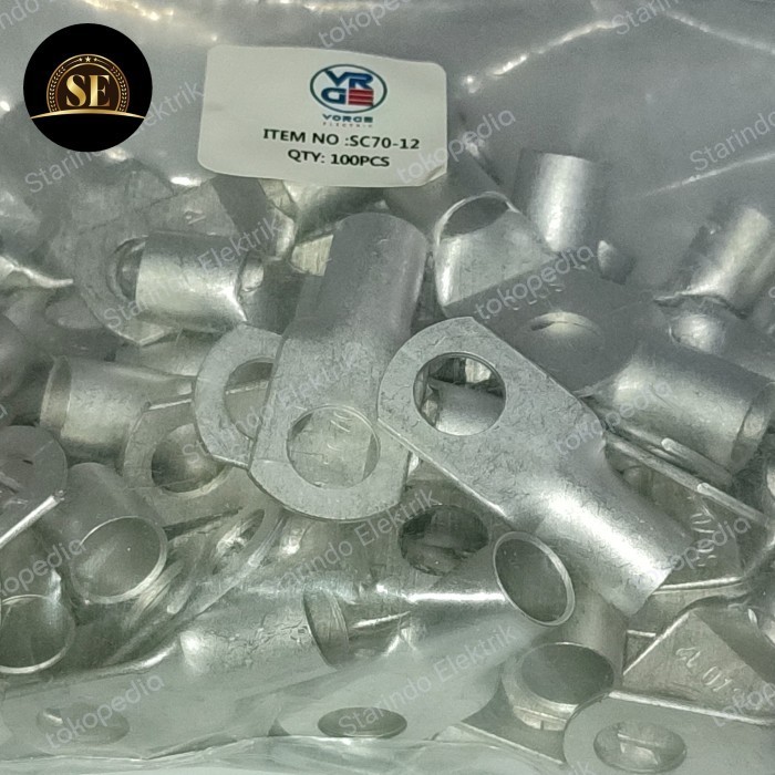 Jual READY Skun Kabel SC-70 Tembaga doff Scun Cable LUG Dove PANEL sc ...