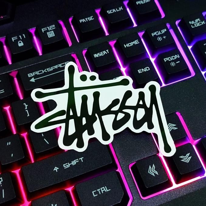 Jual STICKER PACK STUSSY | STIKER TUMBLER HP | STICKER HELM BUKU ...