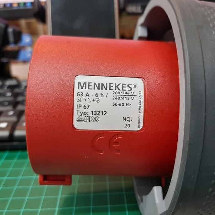 Jual Mennekes Plug PowerTOP Xtra 13212 63A 3P+N+E IP67 Screw Terminals ...