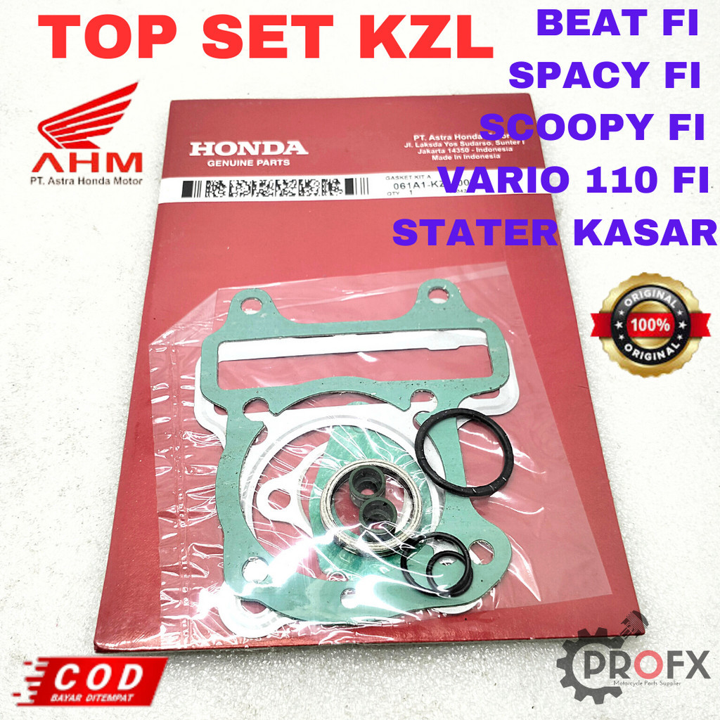 Jual PACKING TOP SET KZL HONDA BEAT FI SCOOPY FI SPACY FI VARIO 11O FI ...