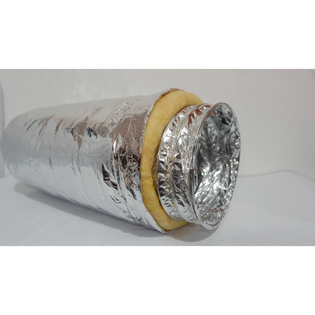 Jual Flexible Duct Isolasi Glasswool 5 inch/ Selang Flexible duct ...