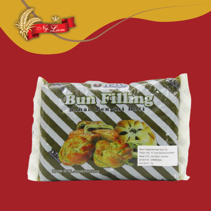 Jual TRANS BUN FILLING / PENGISI ROTI / ISI MOON CAKE GREEN TEA 1 KG ...