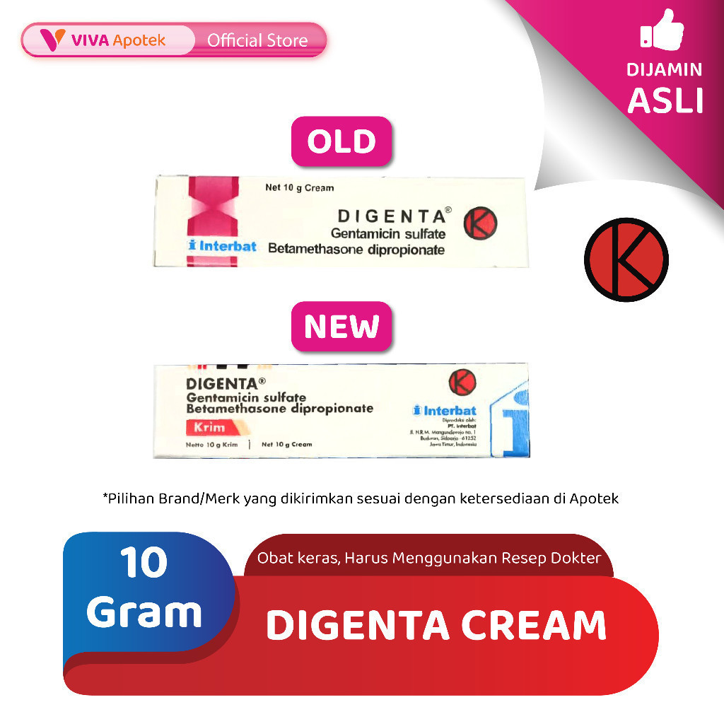 Jual Digenta Cream (10 Gram) | Shopee Indonesia