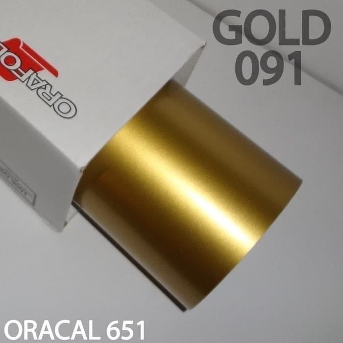 Jual STICKER STIKER ORACAL 651 GLOSSY MATTE GOLD SILVER COPPER ...