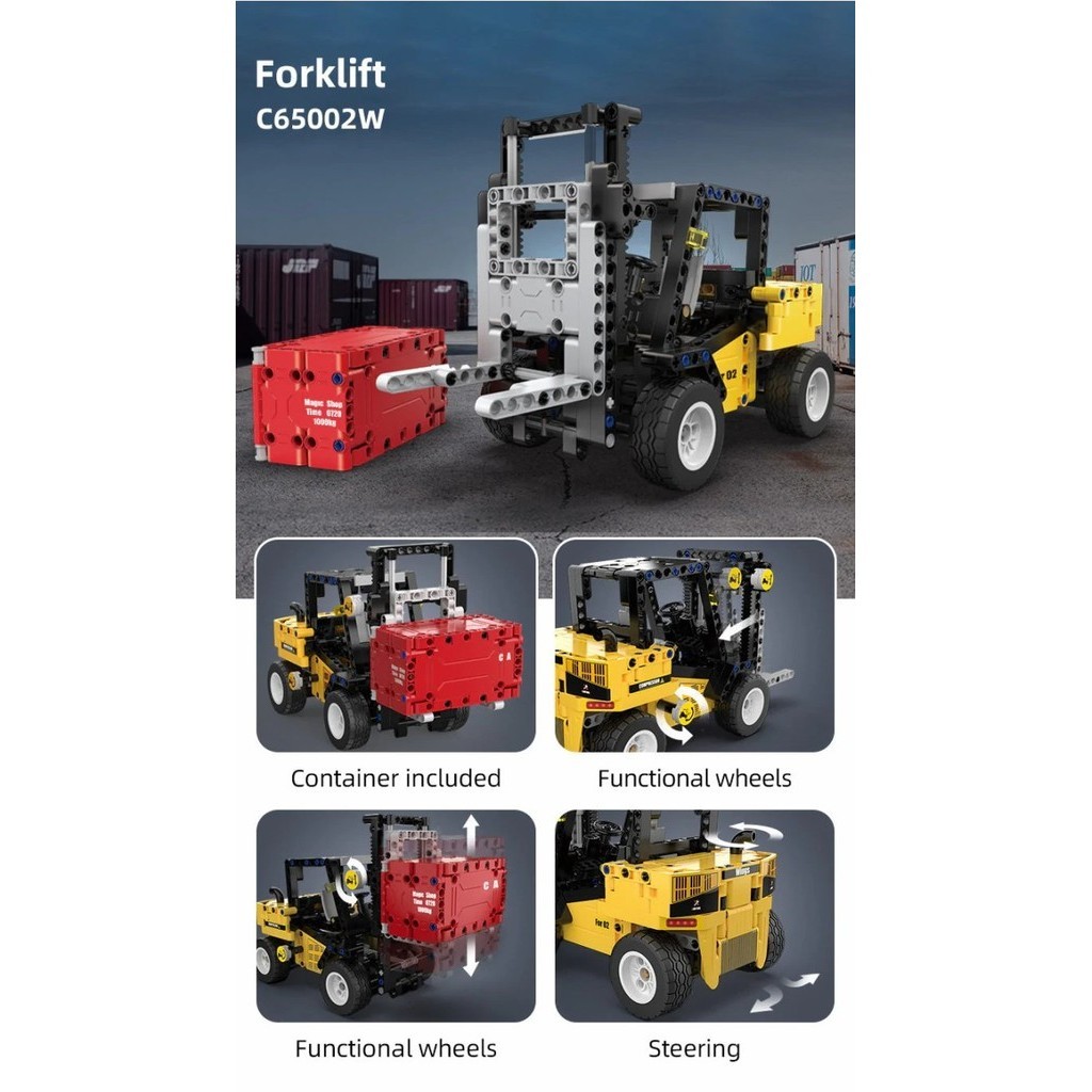 Jual Double E Cada Bricks Klift C65002W 388Pcs | Shopee Indonesia