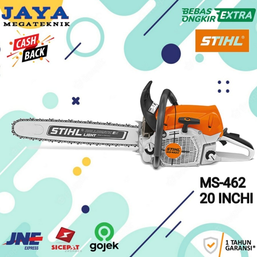 Jual MESIN GERGAJI STIHL chainsaw STIHL MS-462 20 Inci original ...
