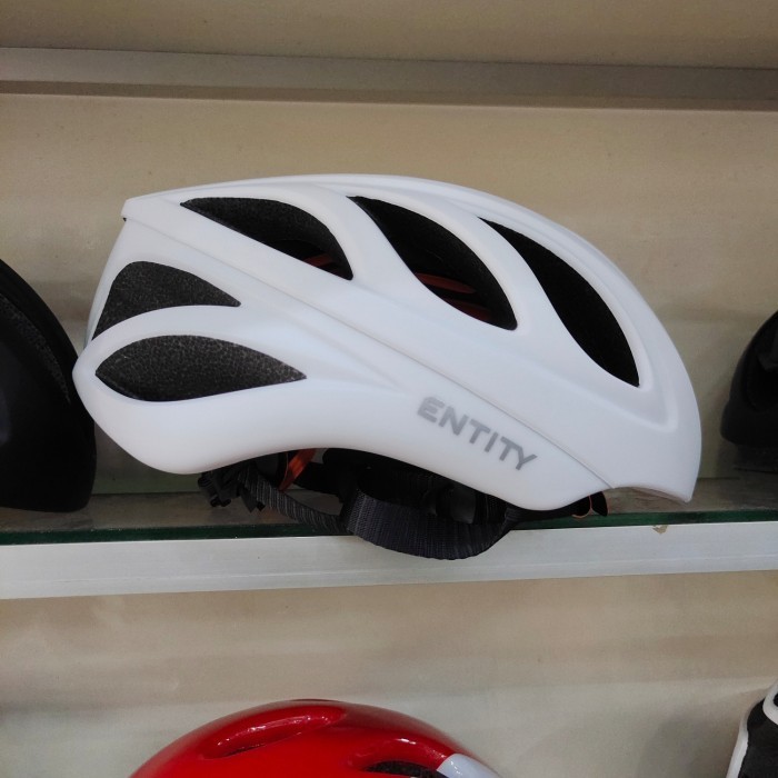 Jual Helm Helmet Road bike Entity RH15 Hitam Putih Size M dan L ...