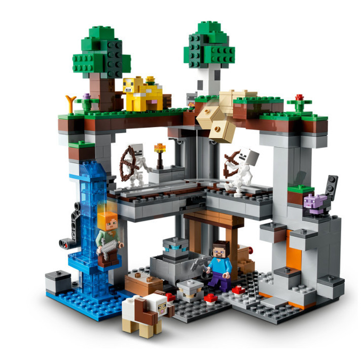 Jual Lego Minecraft 21169 The First Adventure Cool Characters Mobs Play ...