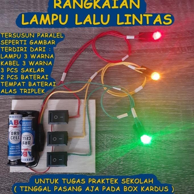 Jual Rangkaian Lampu Rambu Lalu Lintas - Traffic light - tugas sekolah ...