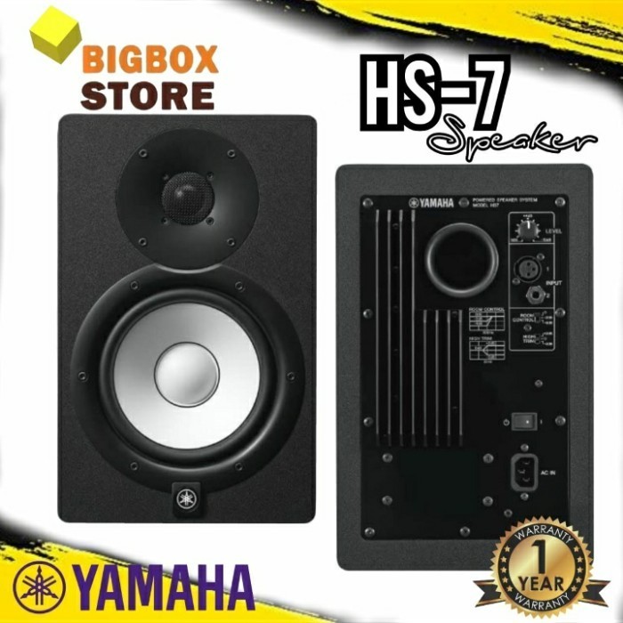 Jual Speaker Monitor Studio Yamaha HS-7 / HS7 / HS 7 Original | Shopee Indonesia
