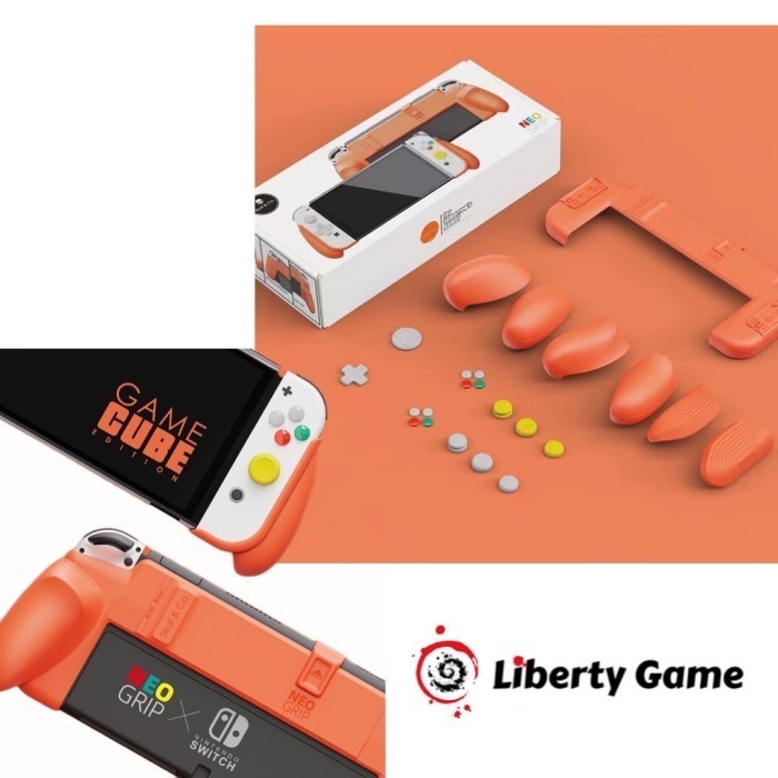 Jual Skull & Co NeoGrip GameCube Orange Ed for Nintendo Switch OLED ...