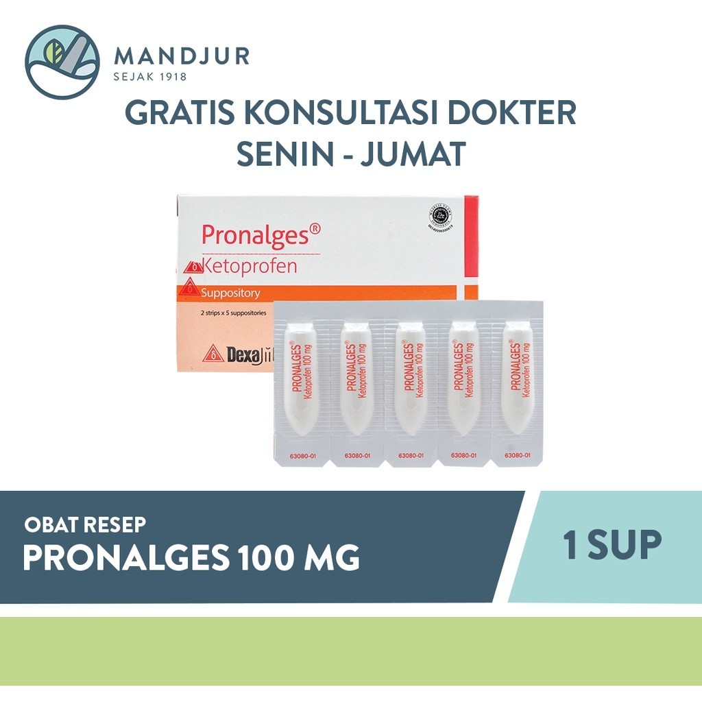 Jual Pronalges 100 mg 1 Suppositoria | Shopee Indonesia