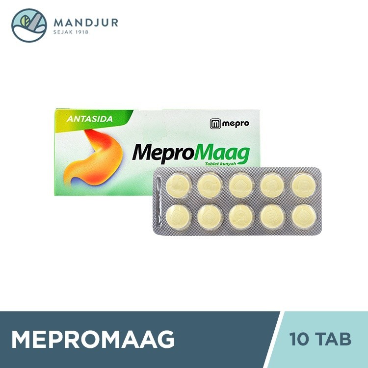 Jual Mepromaag 10 Tablet - Obat Maag dan Nyeri Lambung | Shopee Indonesia
