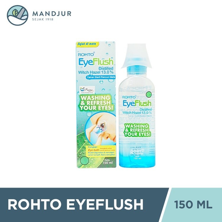 Jual Rohto Eye Flush - Obat Tetes untuk Iritasi Mata, Mata merah ...