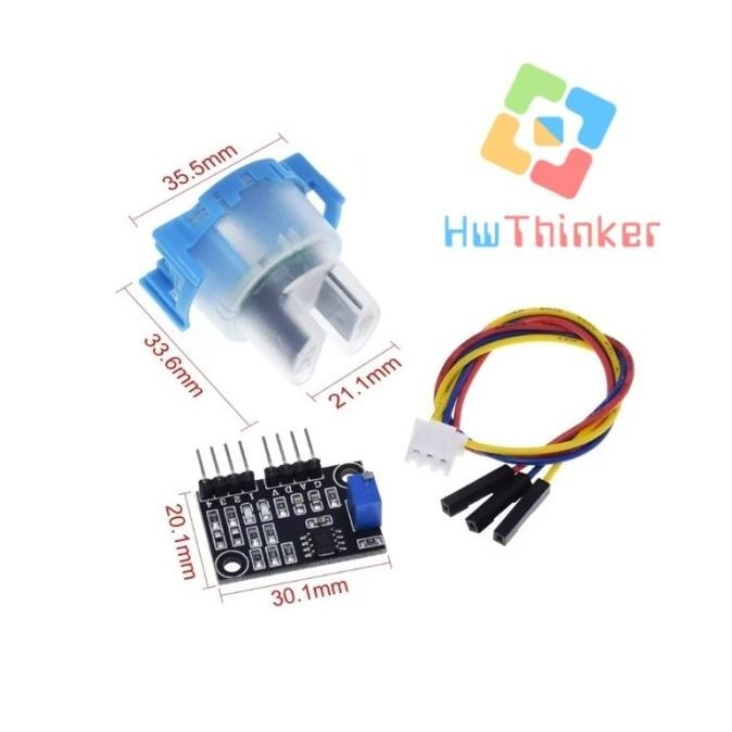 Jual Turbidity Sensor Module Deteksi Kualitas Kejernihan Kekeruhan Air ...