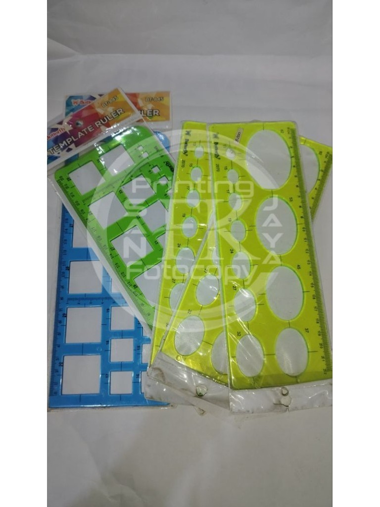 Jual template Ruler Penggaris Pola Bentuk kotak dan Lingkaran | Shopee ...