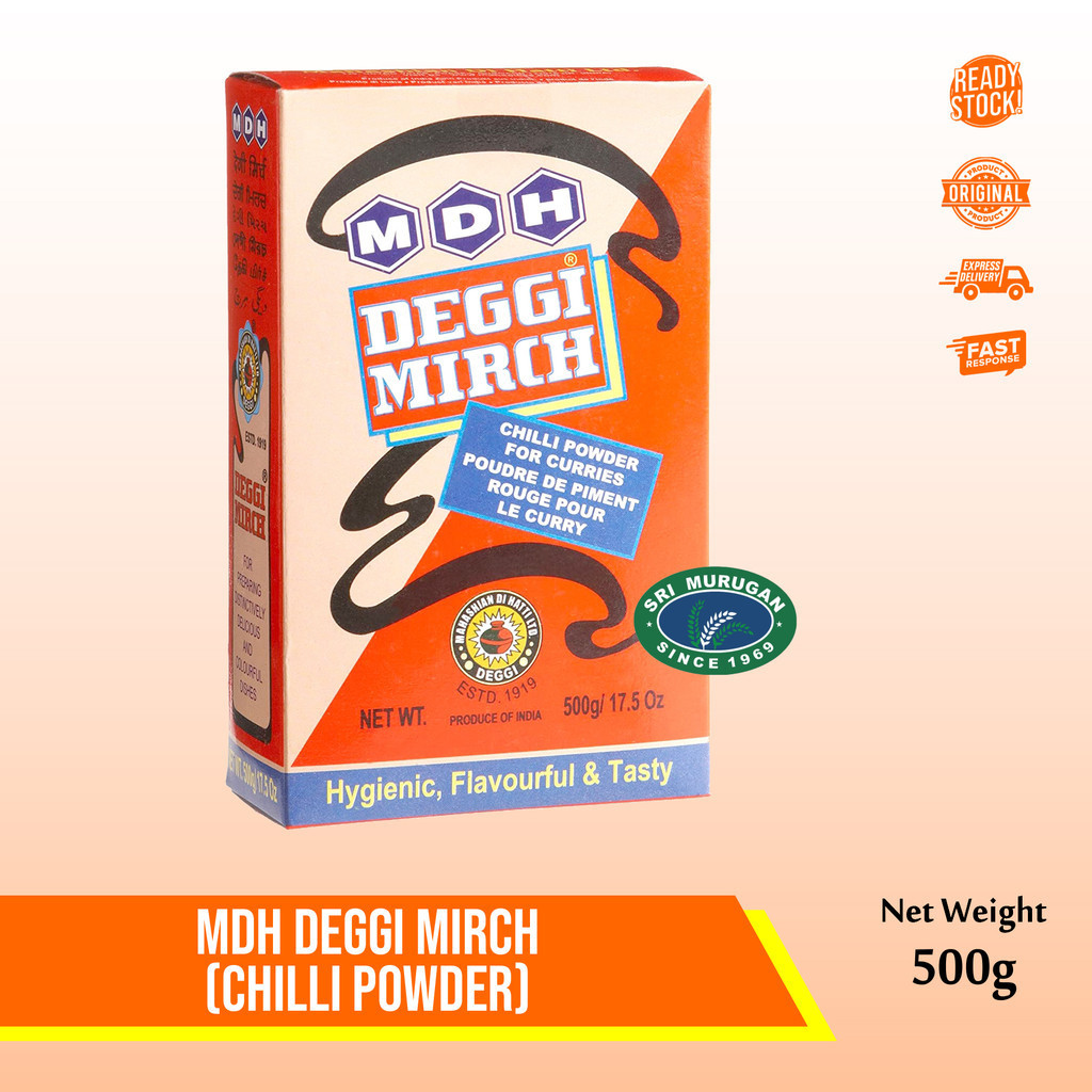 Jual MDH DEGGI MIRCH (CHILLI POWDER)500 GM | Shopee Indonesia