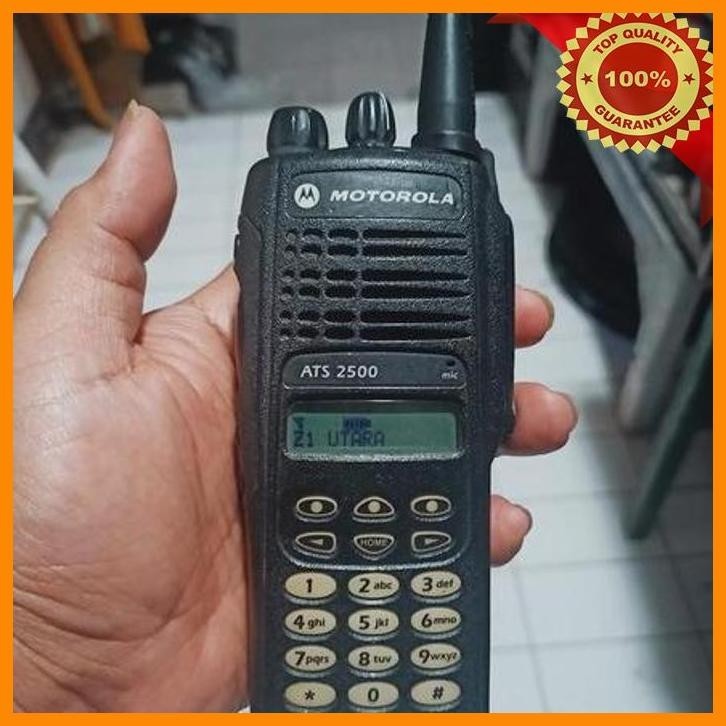 Jual (bk yud) ht motorola ats2500 mulus frekuensi 800mhz trunking ...