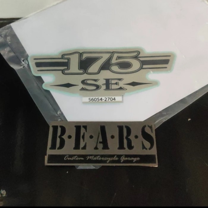 Jual Stiker Body Sticker Box Mark Side Cover W175 Se Baru | Shopee ...