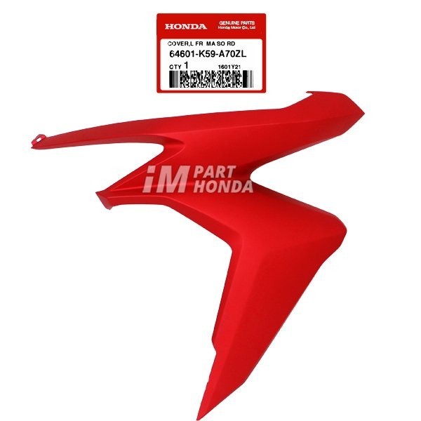 Jual 64601-K59-A70ZL Cover Sayap Kiri Vario 150 LED 2018 - 2021 Merah ...