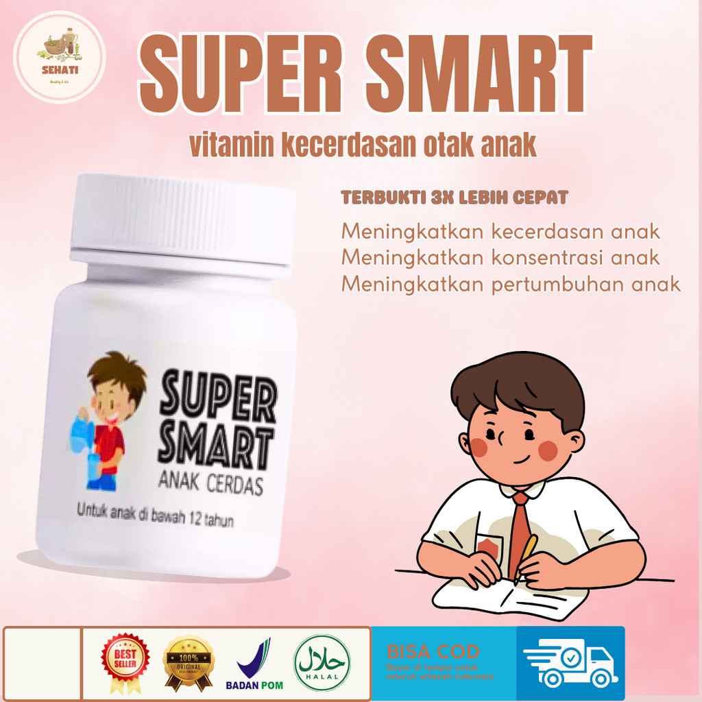 Jual BEST SELLER!!!!!Super Smart Vitamin Kecerdasan Otak Anak -Vitamin ...