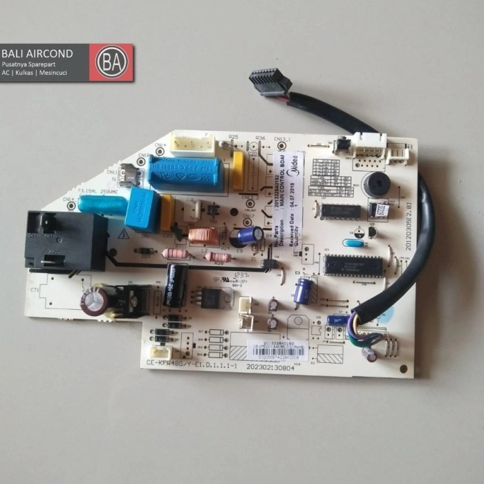 Jual Pcb Modul AC Midea Sanken CE-KF50G/Y Soket 9 Pin Kabel Original ...