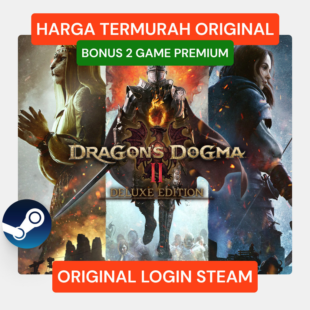 Jual Dragon's Dogma 2 Deluxe Edition TANPA ANTRI AKTIVASI GAME PC LAPTOP STIM ORIGINAL TERMURAH ...