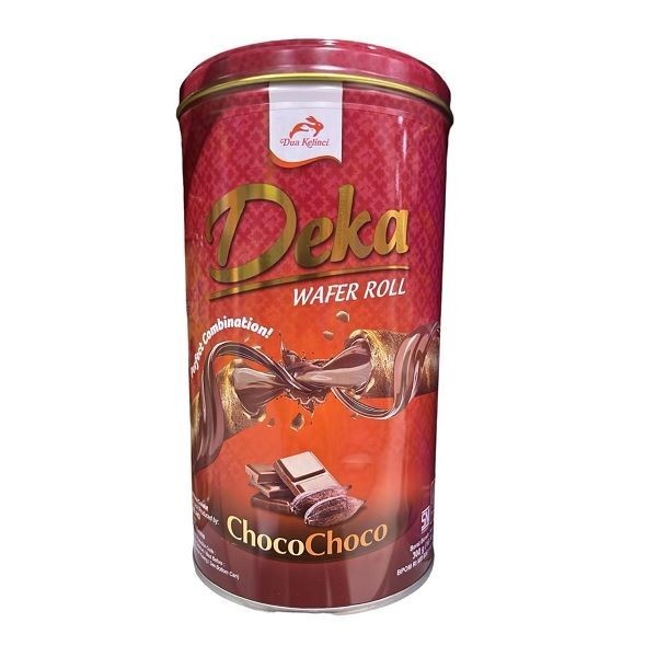 Jual DEKA WAFER ROLL CHOCO TIN 300 GR | Shopee Indonesia