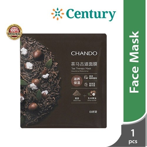Jual Chando Tea Mask Nourishing Moisturizing 32ml / Masker Wajah / Exp ...
