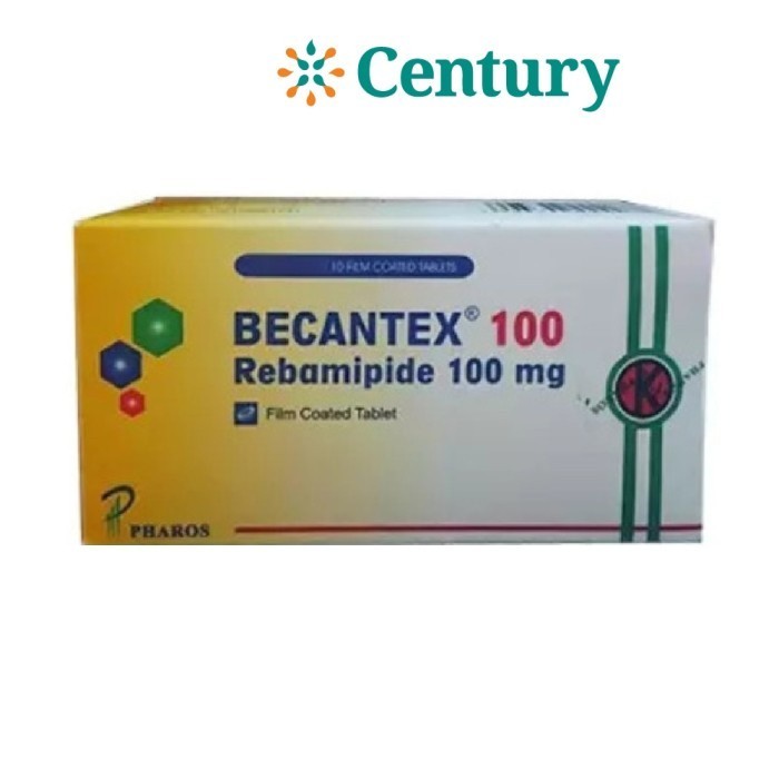Jual BECANTEX 100MG FCT 1 STRIP ISI 10 TABLET / MAAG / ASAM LAMBUNG ...