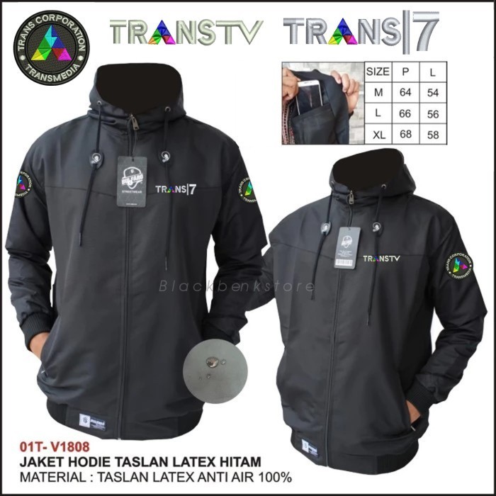 Jual jaket trans tv parasut trans 7 corporation | Shopee Indonesia