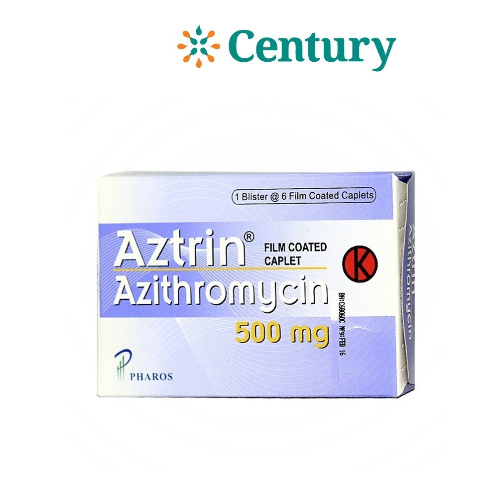 Jual AZTRIN (AZITHROMYCIN 500 MG 6 TABLET WAJIB RESEP) / ANTIBIOTIK ...