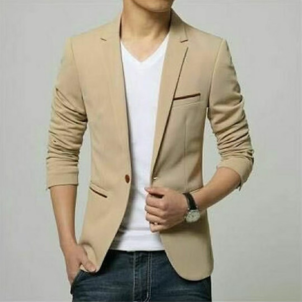 Jual NEW BLAZER PREMIUM Jas Blazer Pria Slim Fit Formal Non Formal ...