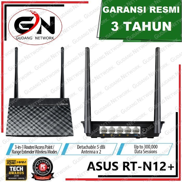 Jual ASUS RT-N12+ N300 / Wireless Router / Router / Access Point ...