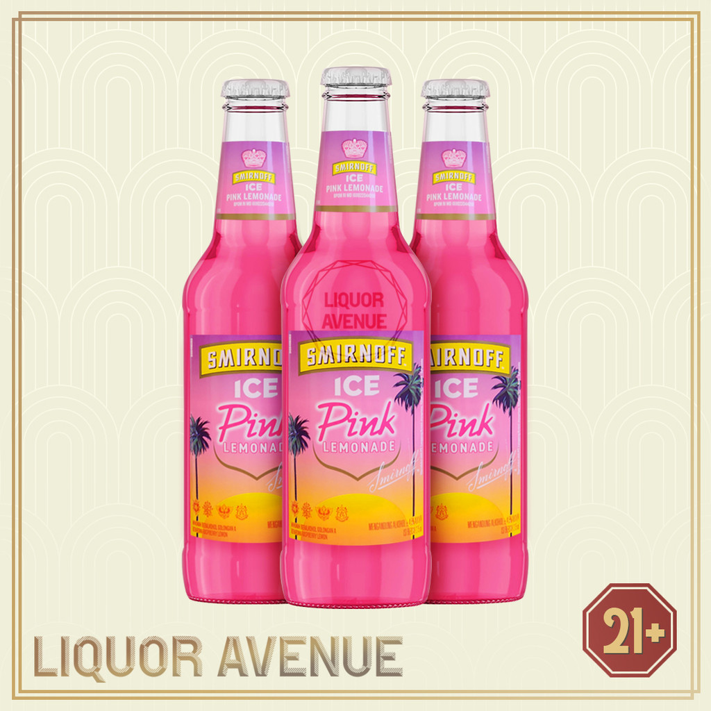 Jual SMIRNOFF ICE Pink Lemonade 275ml - 3 Botol | Shopee Indonesia
