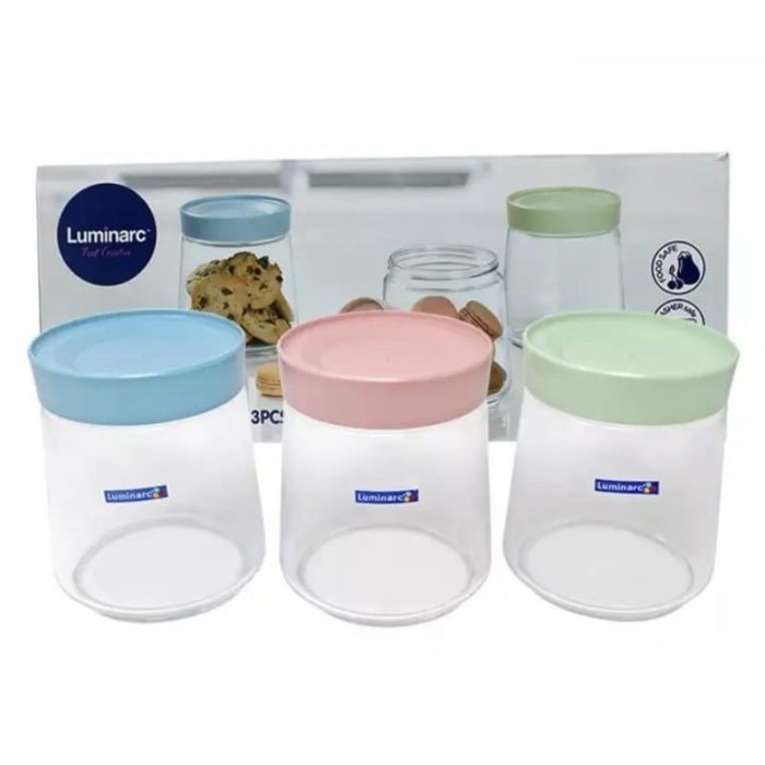 Jual LUMINARC TOPLES JAR SET POT SWING 750ml - 3pcs | Shopee Indonesia