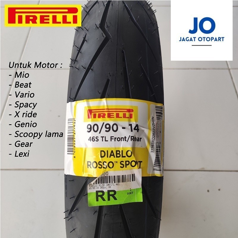 Jual JAGAT Ban Pirelli Diablo Rosso Sport 90 90 14 tubeless ban motor ...