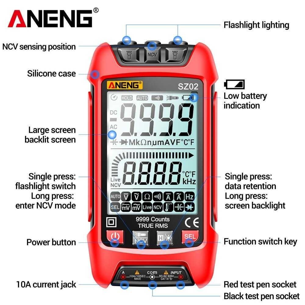 Jual ANENG Digital Multimeter Multitester - Pemeriksaan Listrik Akurat ...