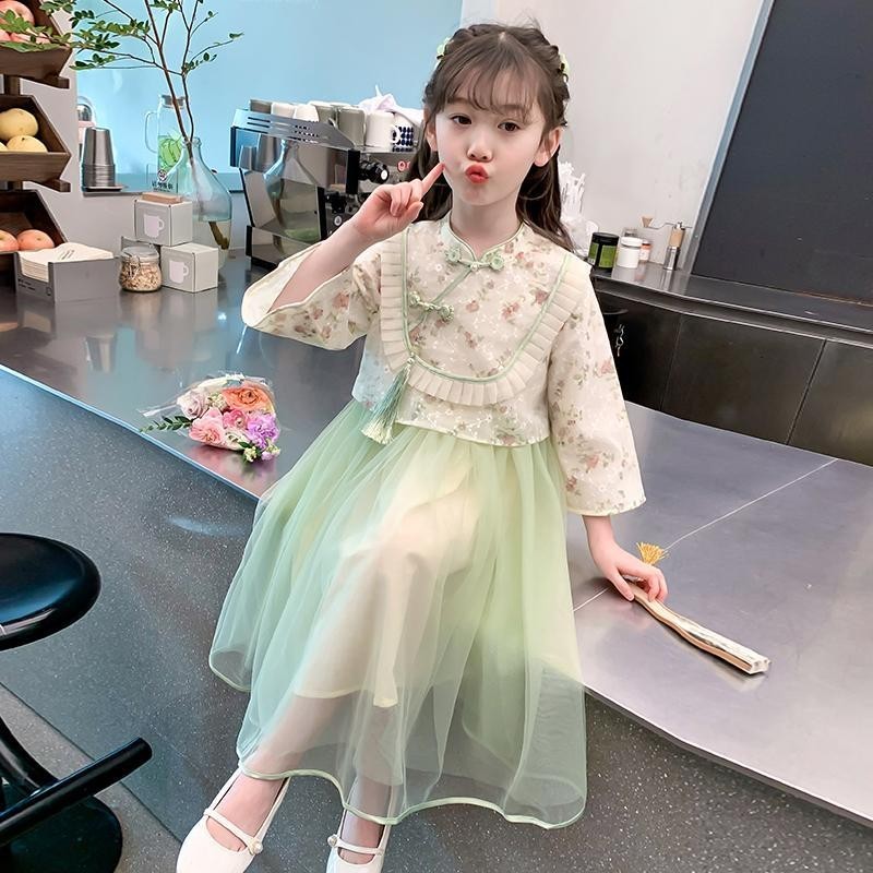 Jual Gaun Putri Gadis Kecil Baru, Gaun Gadis Internet Selebriti ...