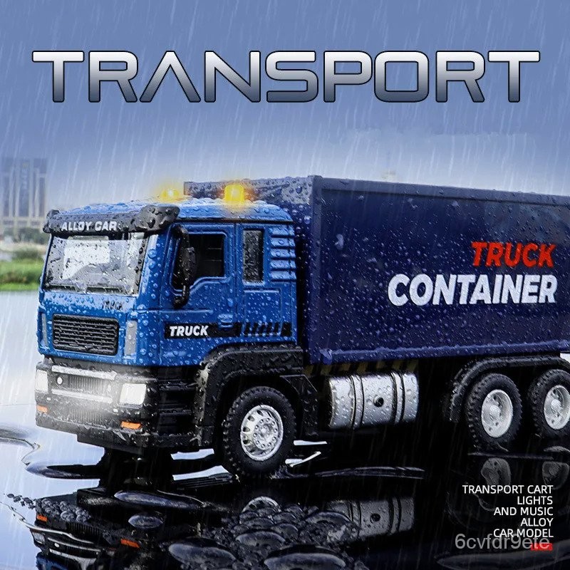 Jual Model Truk Kontainer Tarik Ke Belakang, Mainan Truk Kotak, Model ...